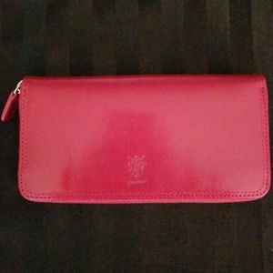 Vera Pelle Bags | Blue Leather Wallet | Poshmark